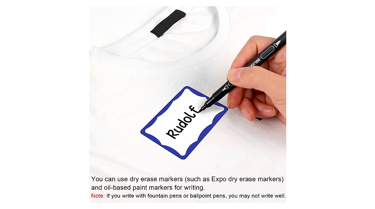 390Pcs Name Tags, 3in x 2in Name Tag Stickers, Name Tags Sticker for ...