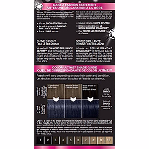 Schwarzkopf Color Ultime Metallic Permanent Hair Color Cream, 3.45 Glossy Steel