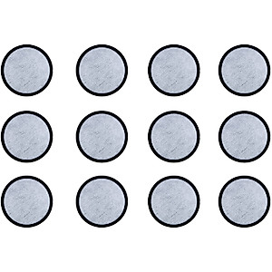 Sumex 12-Pack of Mr. Coffee Compatible Water Filter Discs - Universal Fit - Replacement Charcoal Water Filter Discs for Coffee Brewers