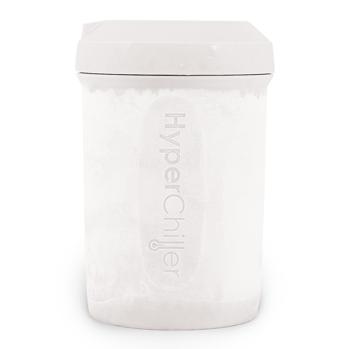 HyperChiller HC2W Patented Iced Coffee/Beverage Cooler, NEW, IMPROVED,STRONGER AND MORE DURABLE! Ready in One Minute, Reusable for Iced Tea, Wine, Spirits, Alcohol, Juice, 12.5 Oz, White