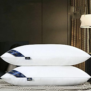 Five-Star Hotel Pillow Core Feather Down Home Cervical Pillow Single Hotel Health Care Neck Pillow