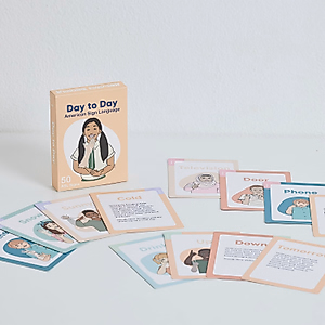 ASL Flash Cards - 200 American Sign Language Flash Cards for Beginners, Kids, Teens and Adults