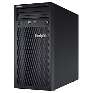 Lenovo ThinkSystem ST50 Tower Server Including Intel Xeon 3.4GHz CPU, 32GB DDR4 2666MHz RAM, 6TB HDD Storage, JBOD RAID