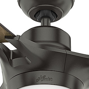 Hunter Signal Indoor Wi-Fi Ceiling Fan with LED Light and Remote Control, 54", Noble Bronze