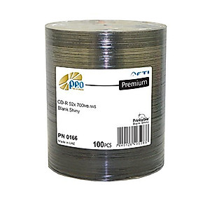 Professional Quality Blank CDs - CD-R Falcon Pro Silver 52x 700MB 80min Thermal Hub Printable 100 Disc Pack