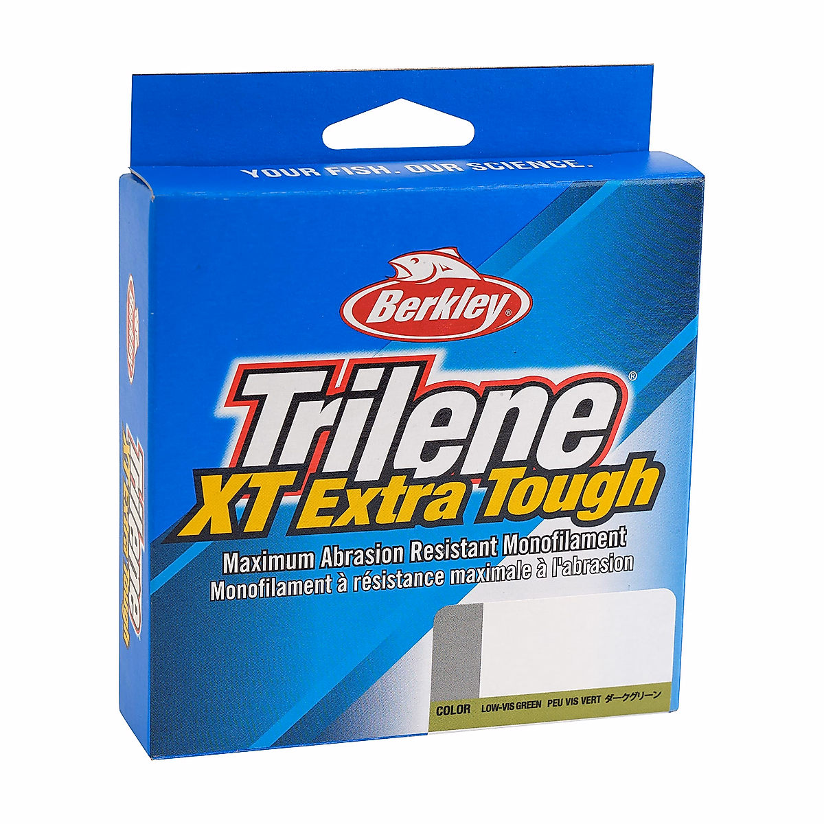Berkley Trilene® XT®, Low-Vis Green, 6lb | 2.7kg, 330yd | 301m Monofilament Fishing Line, Suitable for Saltwater and Freshwater Environments