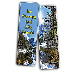 Stand Strong in Uncertain Times Bible Bookmarks (60-Pack) - Perfect Giftaway for Sunday School and Ministries