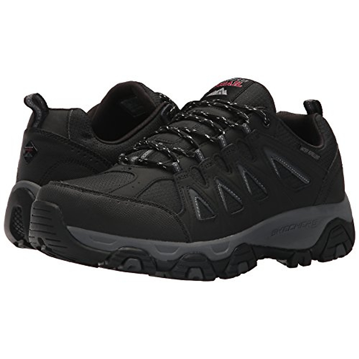 SKECHERS Mens Terrabite Black/Charcoal 10.5 EE - Wide