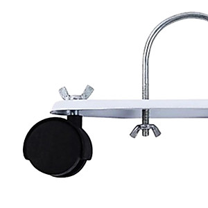 2 Sets of Mobile Pulley Brackets, Casters Swivel Replacement Wheels for Oil Filled Heater Mounted Roller Wheel, 360 Degree Rotary Caster Easy to Move 8.3inch Long Accessories