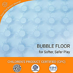 AsterOutdoor Inflatable Swimming Pool Full-Sized Above Ground Kiddle Family Lounge Pool, 80"x 55"x 23" Thickened, Blow Up for Backyard, Garden, Party, Blue