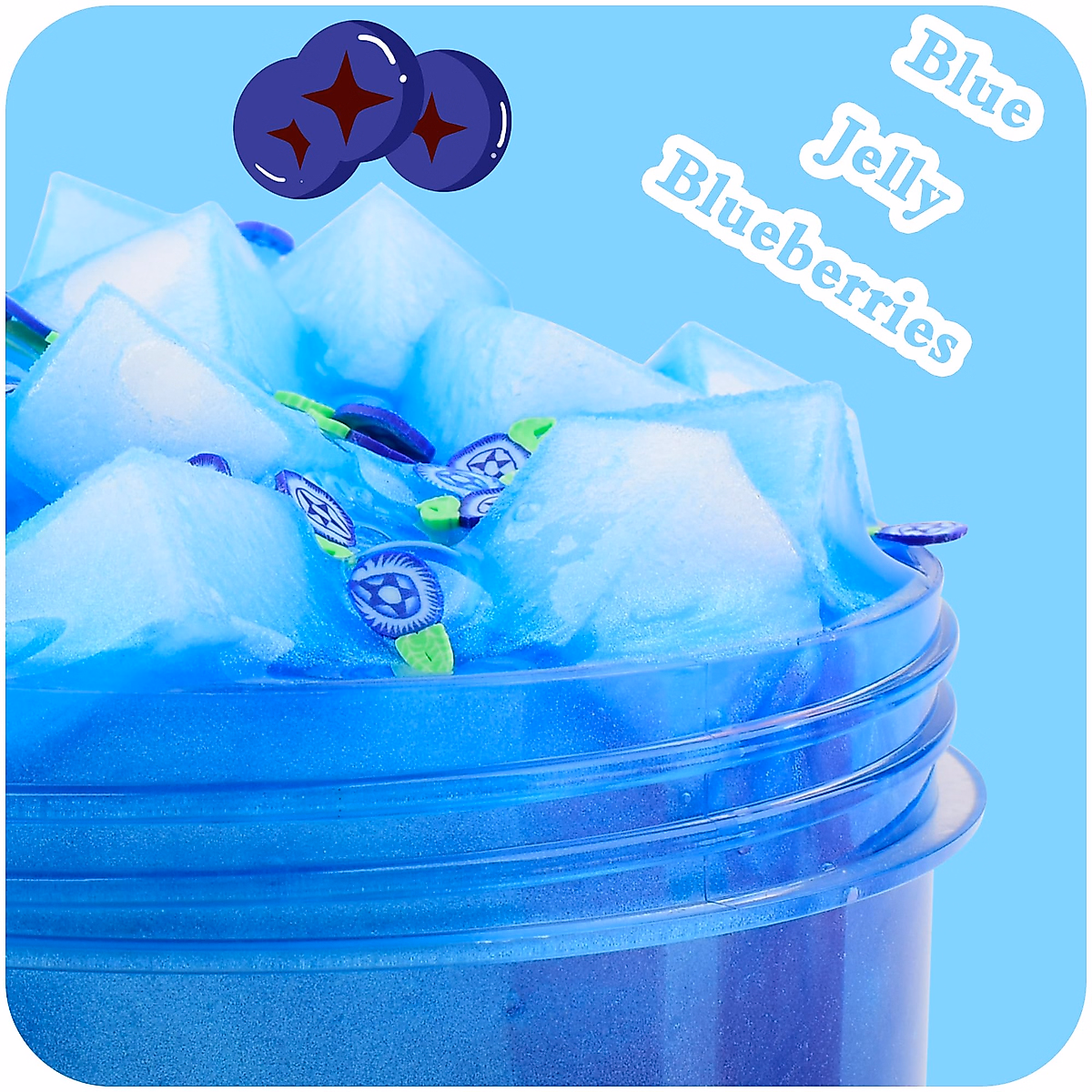 Galaxy Slime Kit Jelly Cubes 6 Pack,Birthday Gifts for Kids,Party Favor for Girls & Boys,Non Sticky,Super Soft Sludge Toy