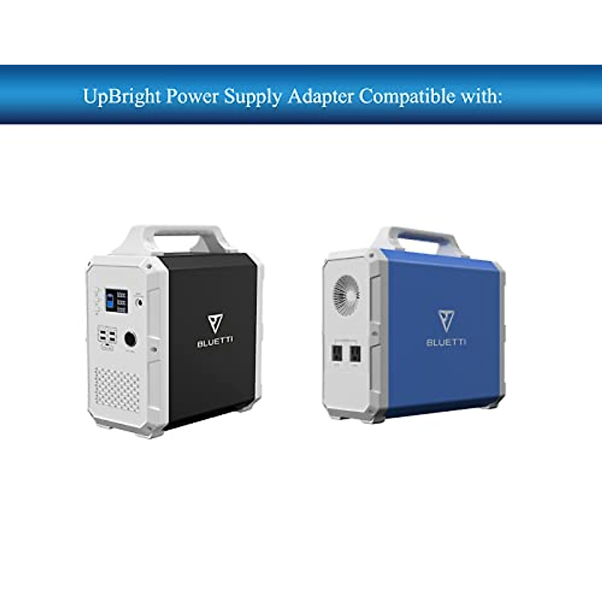 UpBright AC/DC Adapter Compatible with MAXOAK Bluetti Portable Power Station EB120 EB150 1200Wh 1500Wh 1000W Lithium Battery Solar Generator DC16V-60V Power Supply Cord Cable Battery Charger Mains