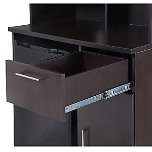 BREAKtime Coffee Break Lunch Room Furniture Buffet Color Espresso - Factory Assembled (NOT RTA) Furniture Items ONLY. Model 4228 2 piece group