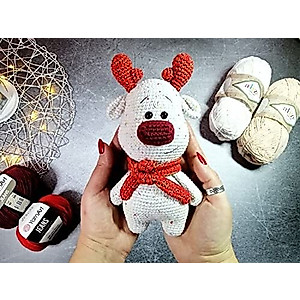 Yarnart Jeans Yarn, Amigurumi Cotton Yarn, Cotton Yarn Crocheting, Knitting Yarn, amigurumi Cotton Yarn, Turkish Yarn, 55% Cotton – 45% PAC (Poliacrylic) Color (1)