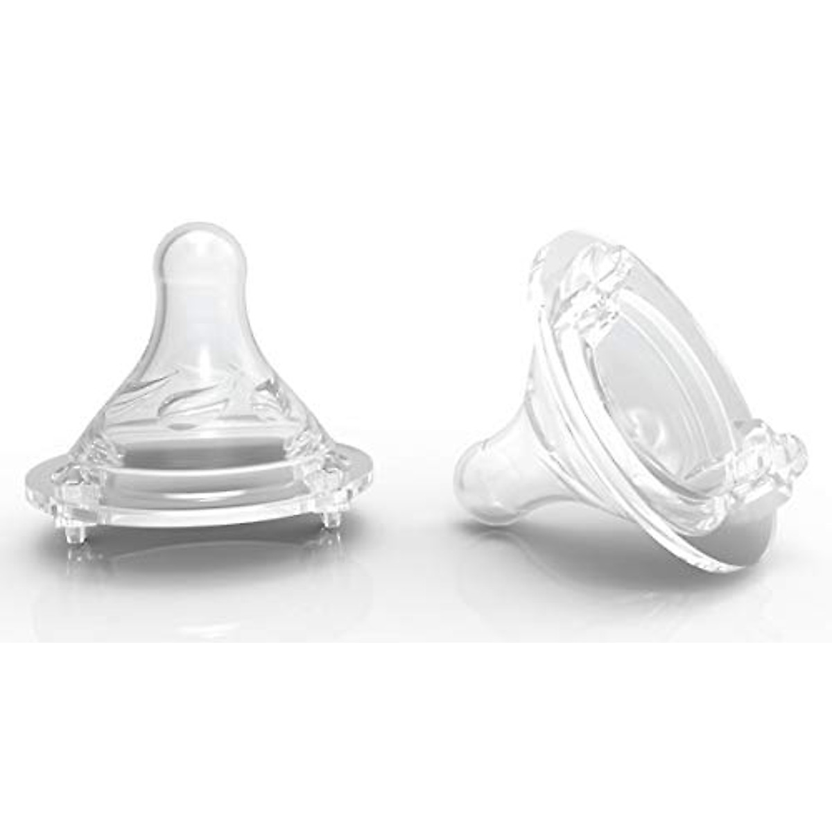 Avima Baby Silicone Nipples for Wide Neck Bottles, Medium Flow 3 Months+ (Set of 6)