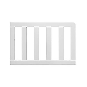 Baby Cache Suite Bebe Deux Remi Island Toddler Guard Rail in White, Natural (27975-WH)