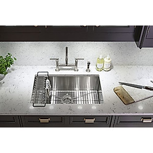 Kohler K-5409-NA Strive 29-Inch x 18-5/16-Inch Undermount Medium SingleBowl Kitchen Sink, Stainless Steel