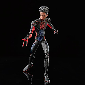 Spider-Man Marvel Legends Series Across The Spider-Verse Miles Morales 6-inch Action Figure Toy, 3 Accessories