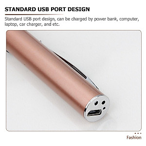 TOKIDNY Medical Flashlight Pen Light for Nurses Examination Pen Light Pocket Torch Rechargeable Flashlight Reusable Flashlight Electric Torch Inspection Light Zinc Alloy