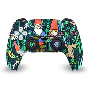 Head Case Designs Officially Licensed Micklyn Le Feuvre Gnome Family Love Art Mix Vinyl Faceplate Sticker Gaming Skin Case Cover Compatible with Sony Playstation 5 PS5 DualSense Controller