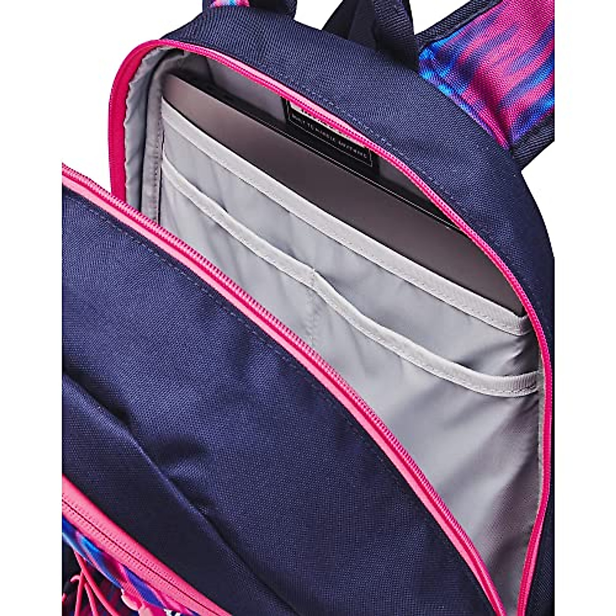 Under Armour Hustle Sport Backpack, (652) Rebel Pink/Midnight Navy/White, One Size Fits All