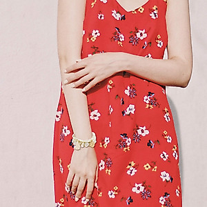 YADOCA 7 Sets Bohemian Stackable Bead Bracelets for Women Multilayer Stretch Bracelet Set Pendant Bangles Multicolor A