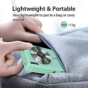 1080p High-Definition Digital Camera, 44 Million Photos, 16x Digital Zoom Camera Anti-Shake Proof Home Camera, Built in Night Vision Flash, Electronic Anti-Shake, Gift for Family