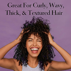 Saphira Divine Curly Conditioner, Sulfate-Free, Paraben-Free, Hydrates, Defines and Softens Curly, Wavy, Multi-Textured, Thick Hair