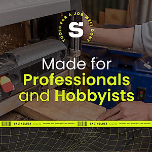 Smithology 12-Inch Planer Blades - Replacement Knives for Delta Planer 22-540, TP300, Replaces 22-547 - Set of 2 (SMTPBS01-2) for Smooth Wood Surface