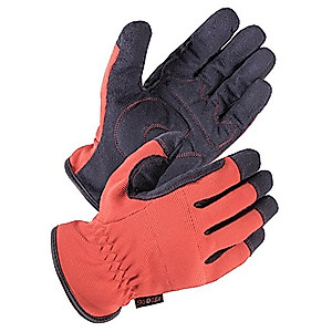 SKYDEER 3-Pairs Pack Durable Leather Work Gloves for Gardening and General Work (SD8810/L)