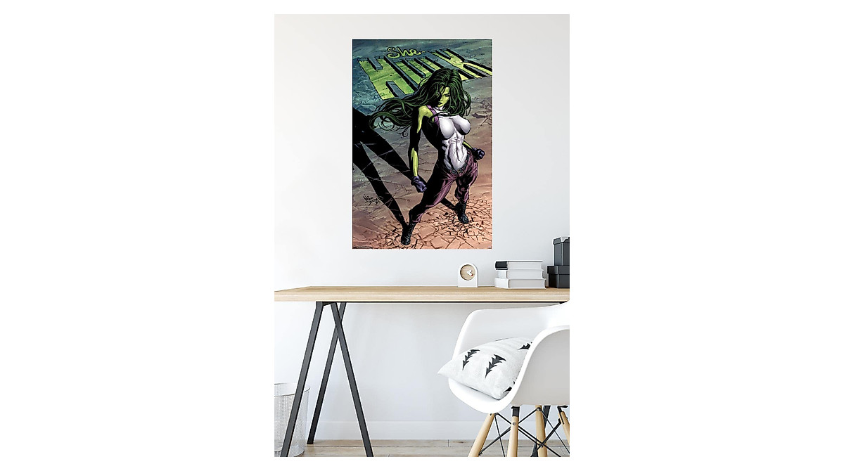 Marvel She-Hulk Wall Poster - Premium Unframed Decor 22.375" x 34"