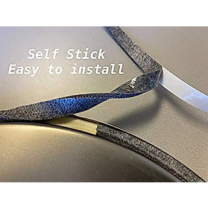 LavaLock 12 GREY High Performance BBQ Gaskets Smoker Seals - Self Stick 1/2 x 1/8 x 15 ft long Hi -Temp