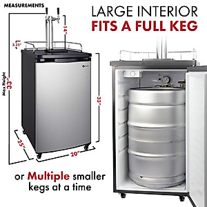 Kegco HBK199S-2 Keg Dispenser