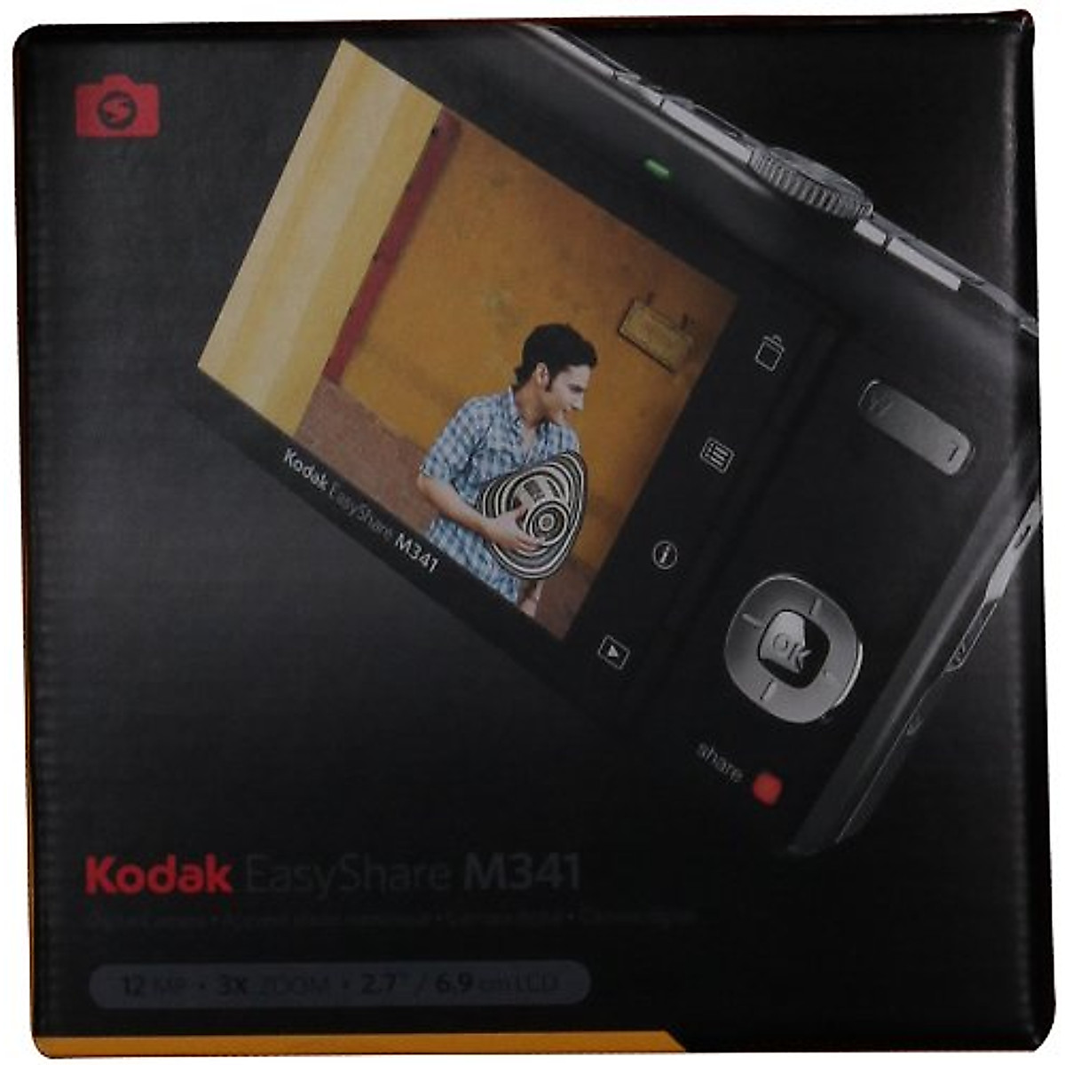 Kodak Easyshare M341 Digital Camera (Black)