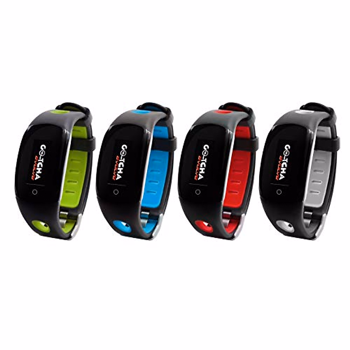 Go-tcha Evolve (Go-tcha 2) LED-Touch Wristband Watch for Pokemon Go with Auto Catch and Auto Spin - Black/Blue