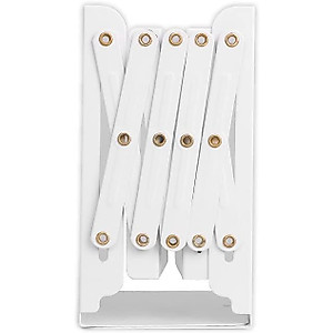 Sujetalibros Book Ends Metal Retractable Book Ends Heavy Duty Telescopic Book Stands Large Capacity Non Skid Book Holders Desktop Document Dividers for Library Office School Home Book Stopper