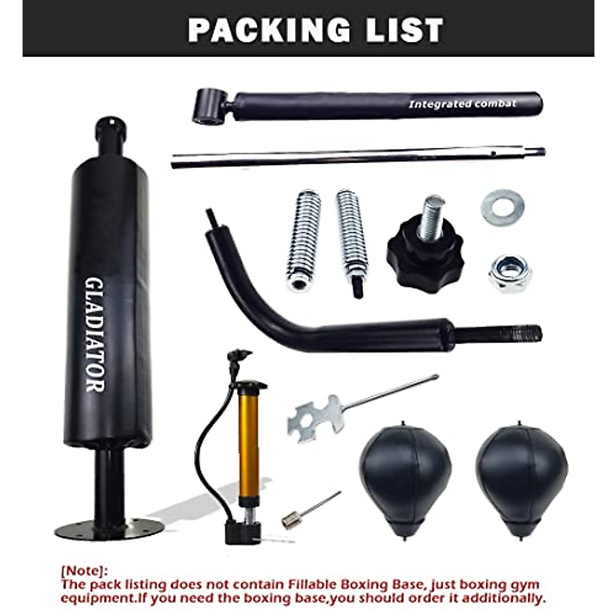 Reaction Punching Bag,Boxing Bag for Adults and Teens,Boxing Gym Equipment,360 Spinning Bar with Dual Punching Balls for Training,Stress Relief & Fitness(Base Not Included) (Black)