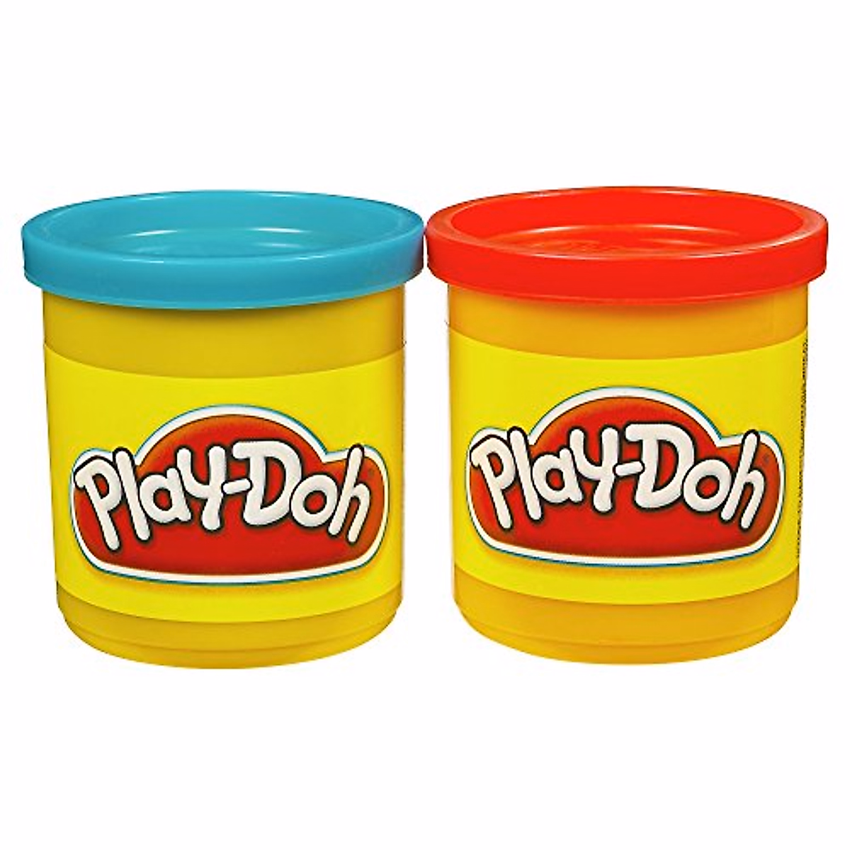 Play-Doh 2-Pack of Cans (Blue and Red)
