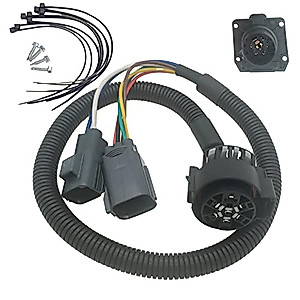 7-Pin Trailer Wiring Harness Custom RV Blade 56443 Compatible with Ford F-250 F-350 F-450 Super Duty 2020