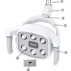Dental Lamp KY-P113 φ22mm 15W Dental LED Oral Light Operating Induction Lamp for Unit Chair