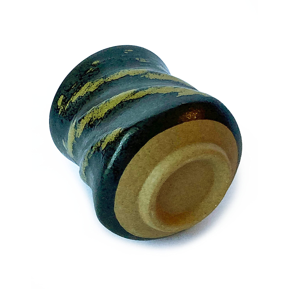 Twisted Design Japanese MINO-YAKI YUNOMI, Japanese Tea Cup. For your Asian Tea Time. Enjoy Green Tea, Black Tea and Coffee. Made in Japan