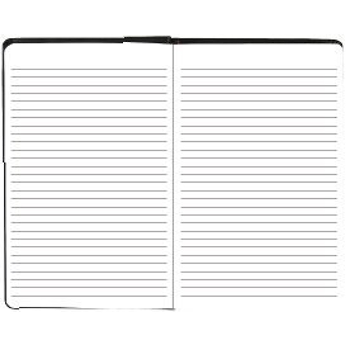NOMATIC Notebook - Journal For Writing, Business, Office, And Sketchbook - 240 Ruled Pages - Hard Cover Notebook With Perforated Pages, Built-in Pen Holder, And Whiteboard Paper (Black)