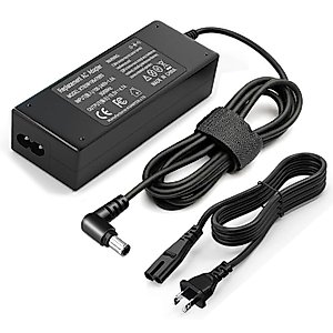 19.5V AC Adapter for Sony Bravia KDL-40 KDL-42 KDL-48 KDL-55 KDL-32 Series KDL-40R510C KDL-40W650D KDL48W590B KDL55W650D KDL48W600B KDL-42W650A KDL-40W600B KDL-32W Smart LED LCD HD TV Screen Power