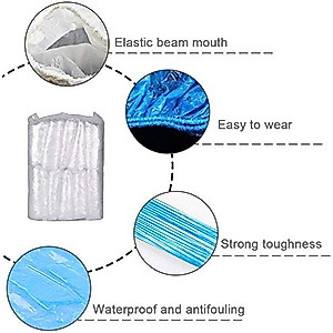 Disposable Arm Sleeves Covers, PeSandy 100pcs Waterproof PE Oversleeves Covers