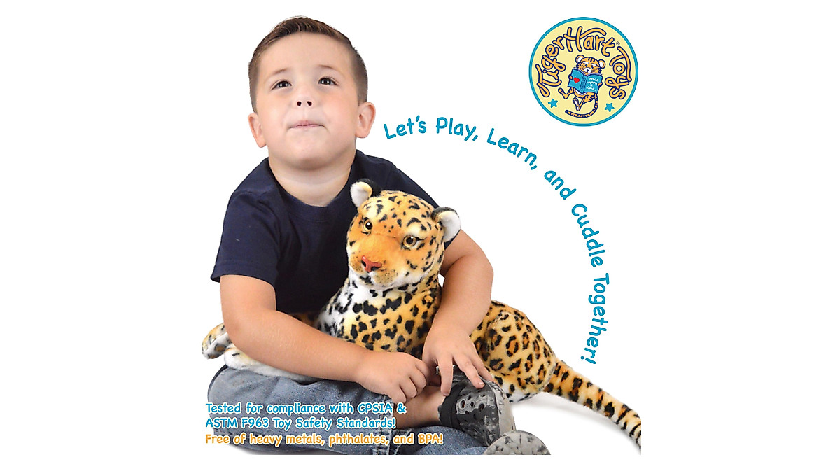 TigerHart Leah the Leopard Plush Toy - 20 Inch Soft Stuffed Animal