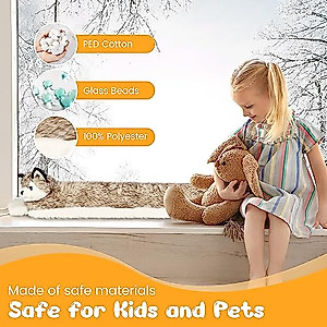 NABOWAN Under Door Draft Stopper 36 inch - Adorable Dog Heavy Duty Under Door Draft Blocker for Door & Window, Animal Draft Stoppers for Bottom of Door