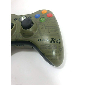 Halo 3 ODST Special Edition Green Controller, Compatible with Microsoft Xbox 360 - (Shipped in Bulk Packaging) (Renewed)