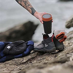 Circular & Co Insulated Reusable Coffee Cup - 8oz/227ml - Small Travel Mug - 100% Leakproof & Lockable - Push Top, One Hand Open, 360 Drinking Coffee Tumbler - Recyclable - BPA Free, Dishwasher Safe