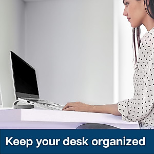 MMOBIEL Laptop Stand - Laptop Riser 10 to 18 inches - Ventilated Laptop Holder Universal - Laptop Stand for Desk Compatible with MacBook, Notebook, ASUS and More - Incl. Tools - Aluminum