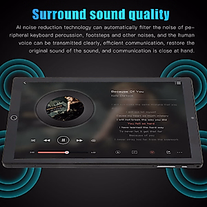 Naroote 10.1 Inch Tablet MT6753 Octa Core Tablet 100-240V (US Plug)